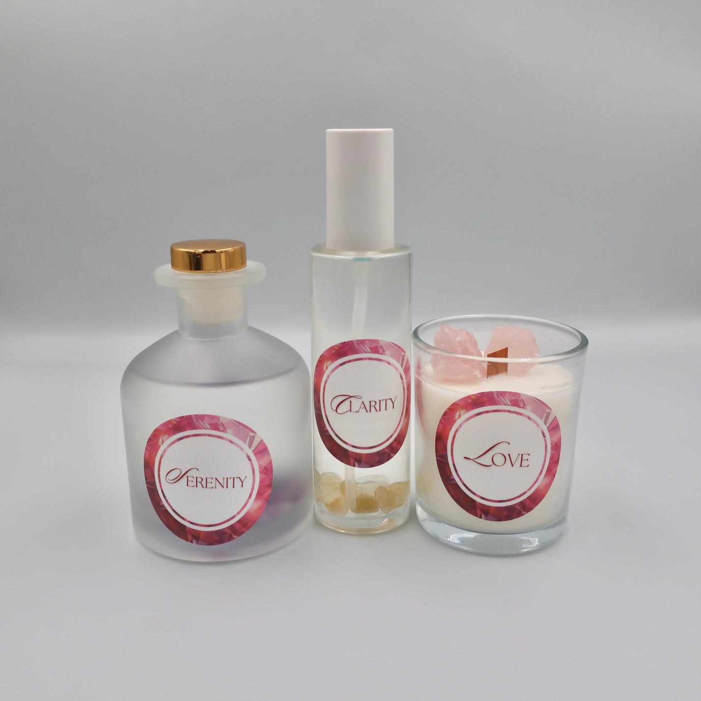 THE CRYSTAL RANGE GIFT SET – Wholesale Diffusers and Candles